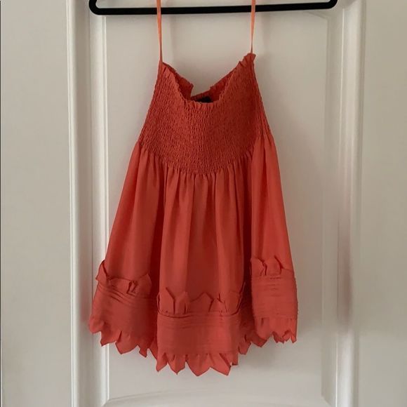 BCBGMaxAzria | Tops | Bcbg Coral Flowy Strapless Top | Poshmark